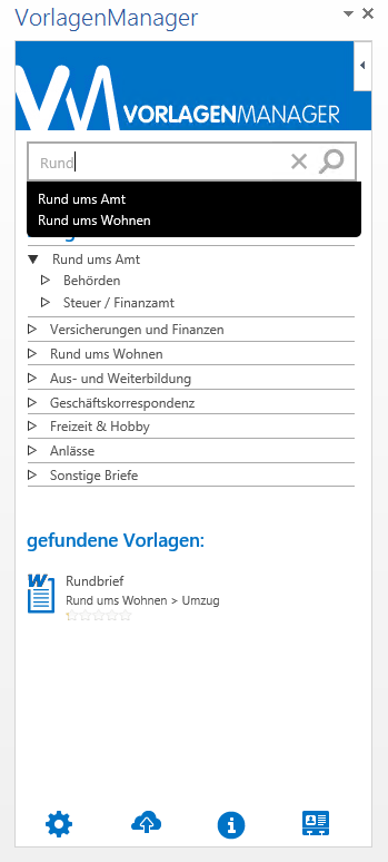 VorlagenManager
