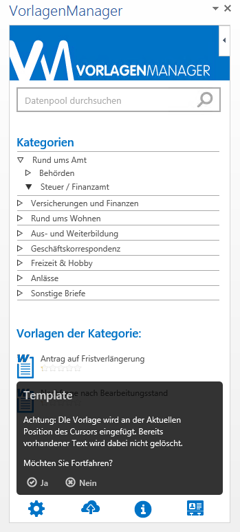 VorlagenManager